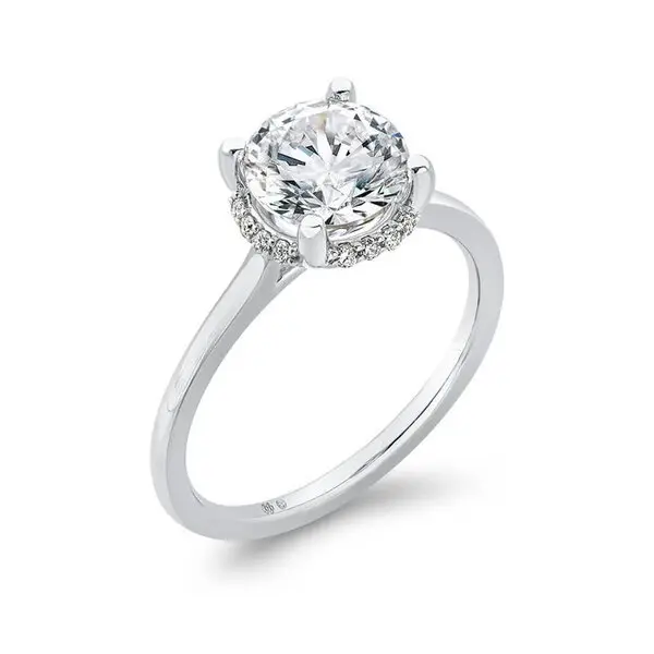 BELLA PONTE The Whisper" 14k Diamond Engagement Ring Setting - Wg