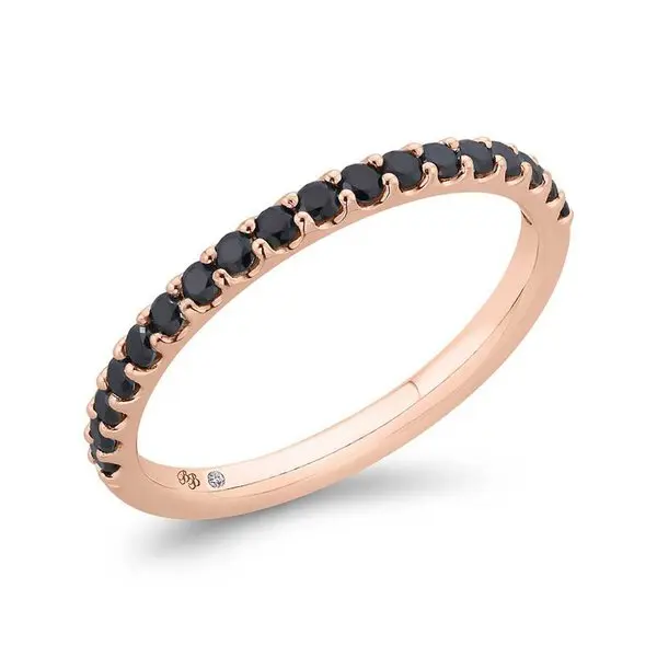 BELLA PONTE Rose Gold And Diamond Band - Black
