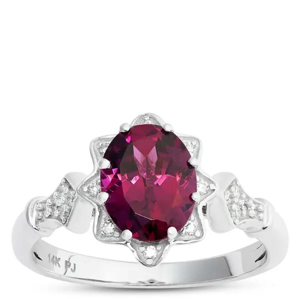 Benbridge Garnet Star Ring - Purple