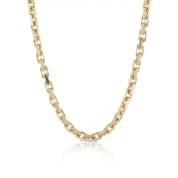TOSCANO 14k Yellow Gold 24-inch Forzata Chain Necklace - Yg