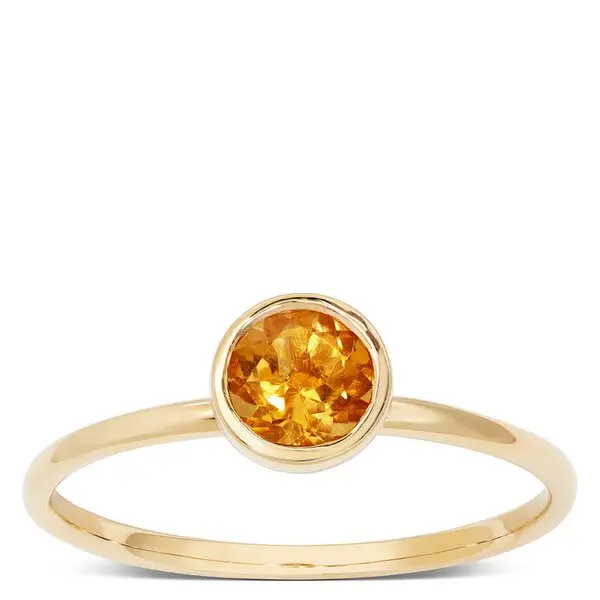 Benbridge 14k Yellow Gold Citrine Ring - Orange