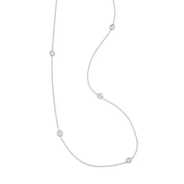 Roberto Coin Diamonds The Inch 5-station Necklace - Wg