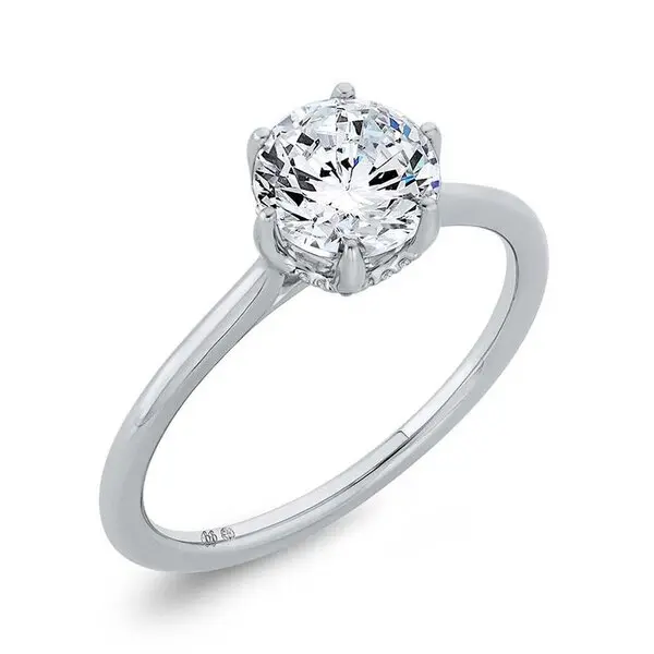 BELLA PONTE The Whisper Crown Diamond Ring Setting - Wg