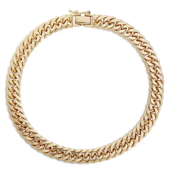 TOSCANO Tight Link Curb Chain Bracelet 8.5 - Yg
