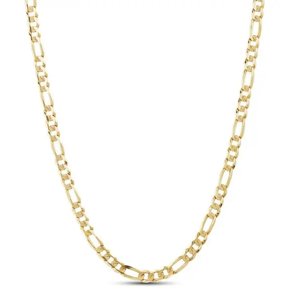TOSCANO 14k Figaro Chain Necklace 24 - Yg