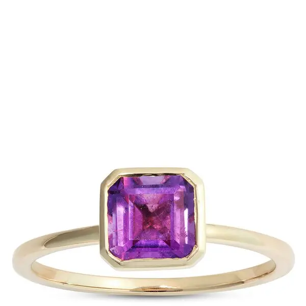 Benbridge 14k Yellow Gold Amethyst Ring - Purple