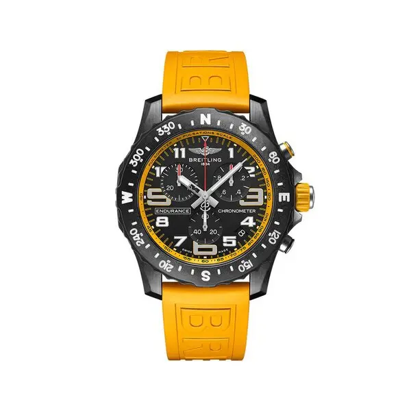 Breitling Endurance Pro Breitlight Rubber Watch, 44mm - Yellow