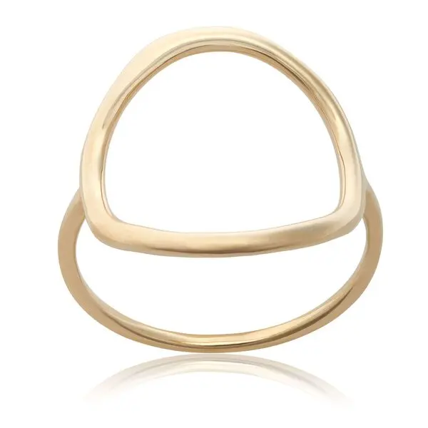 Benbridge Smooth Open Circle Ring - Yg