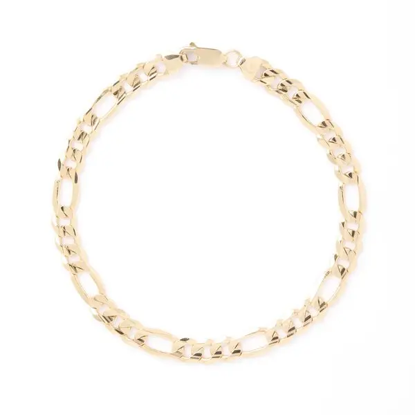 TOSCANO 14k Yellow Gold Figaro Chain Bracelet - Yg