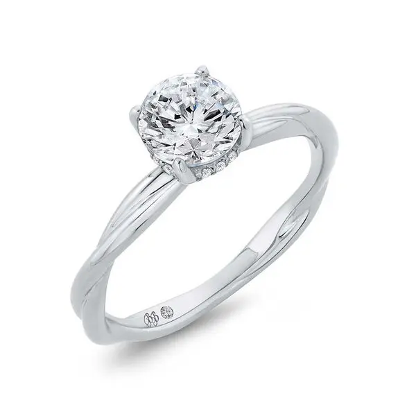 BELLA PONTE 14k White Gold Engagement Ring Setting - Wg