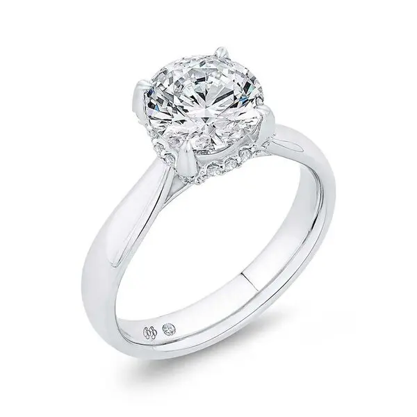 BELLA PONTE Diamond Engagement Ring Setting In Platinum - Plt