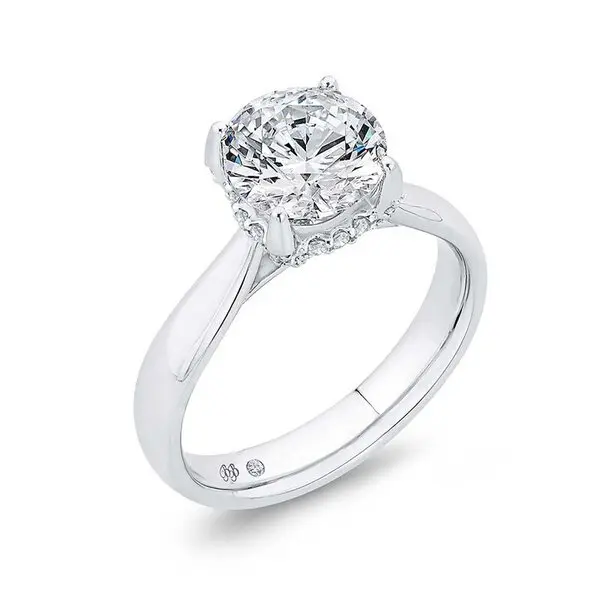 BELLA PONTE Diamond Engagement Ring Setting In Platinum Bx0075e-44l-2.00 - Plt