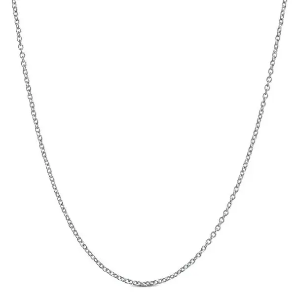 Benbridge Platinum Rolo Chain - Plt