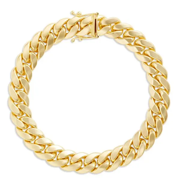 TOSCANO 9-inch Cuban Link Bracelet - Yg