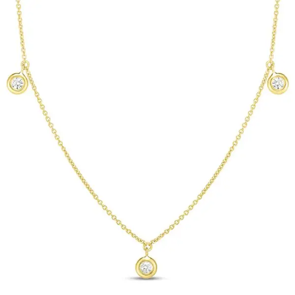Roberto Coin Diamonds The Inch 18k Gold 3-station Necklace - Yg