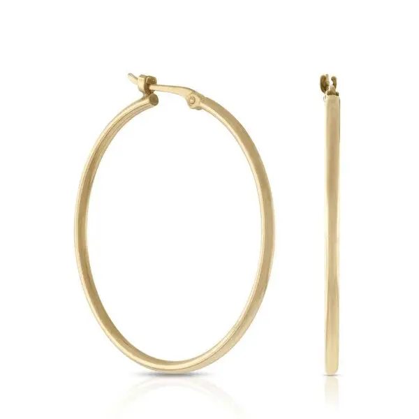 Benbridge 30mm 14k Yellow Gold Hoop Earrings - Yg