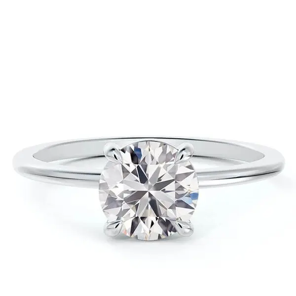 Benbridge Round Diamond Solitaire Ring - Wg