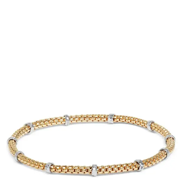 TOSCANO 14k Yellow Gold Popcorn Style Bracelet - Tt