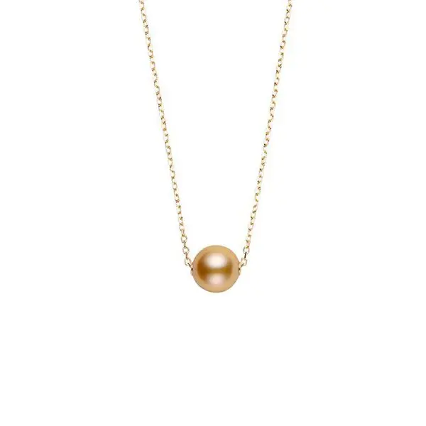 Mikimoto Golden South Sea Cultured Pearl Necklace - Yellow