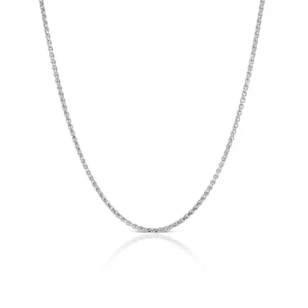 Benbridge Round Wheat Chain In Silver 18 - Ss