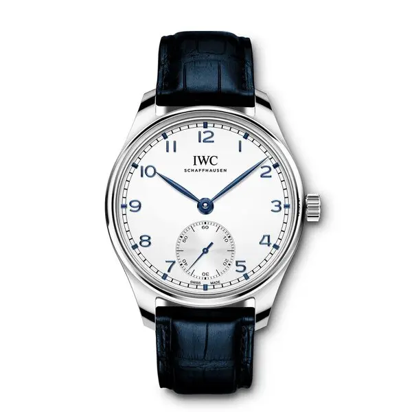 IWC SCHAFFHAUSEN Portugieser Automatic 40 Silver Dial Watch - Stainless Steel
