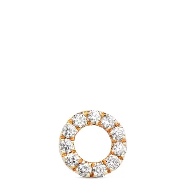 Benbridge 14k Yellow Gold Diamond Circle Stud Earring - Yg