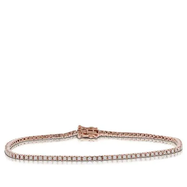 Benbridge 14k Rose Gold Diamond Tennis Bracelet - Rg