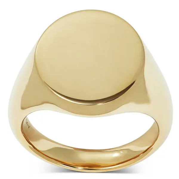 Benbridge Oval Signet Ring In 14k Yellow Gold - Yg