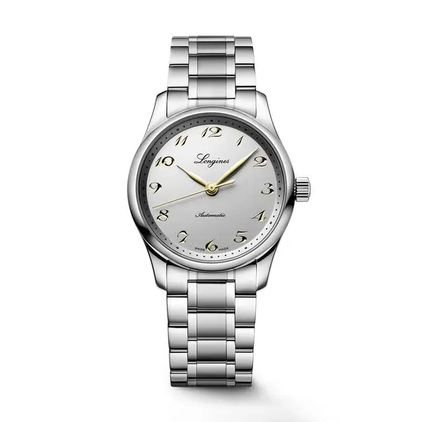 LONGINES Master Collection Silver Dial Watch 34mm - Stainless Steel