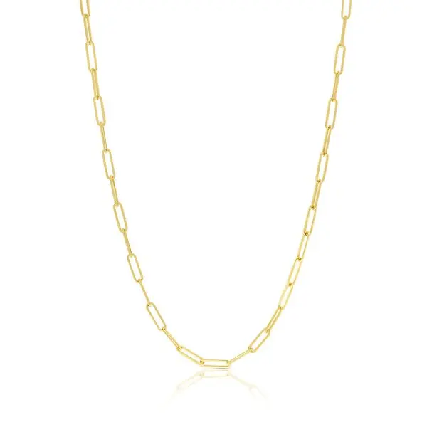 Benbridge 14k Paperclip Chain Necklace - Yg