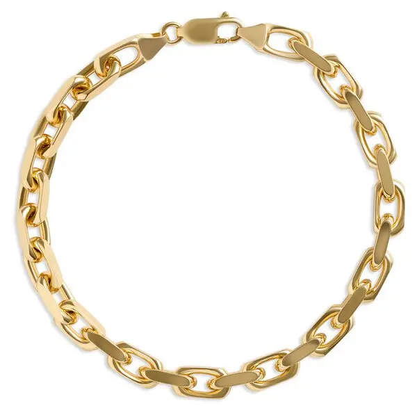 TOSCANO 14k Yellow Gold Forzatina Link Bracelet - Yg