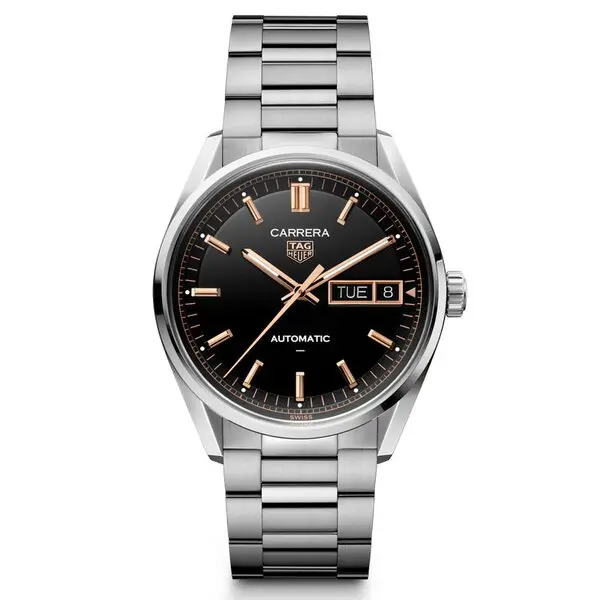 Tag Heuer Carrera Day-date 41mm Watch - Stainless Steel