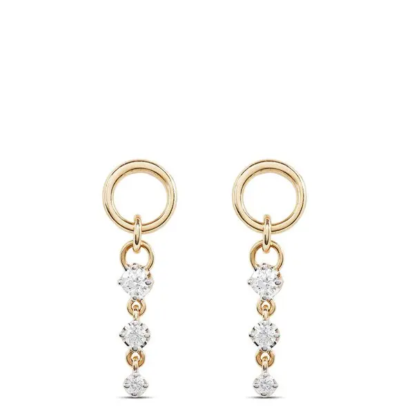 Benbridge Cluster Diamond Dangle Earrings - Tt