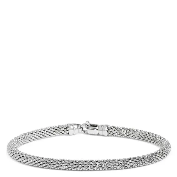 TOSCANO Popcorn Clasp Bracelet In 14k White Gold - Wg
