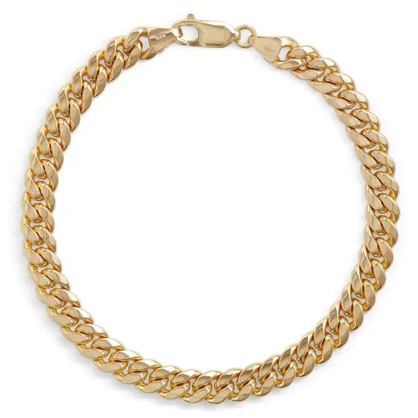 TOSCANO 14k Yellow Gold Link Bracelet 8.5 - Yg