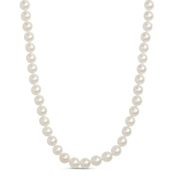 Benbridge 23.5-inch Akoya Pearl Necklace - White