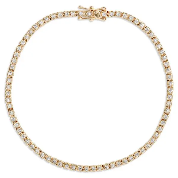 Benbridge 7-inch Diamond Tennis Bracelet In 14k Yellow Gold - Yg