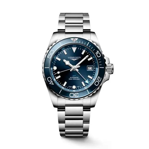 LONGINES Hydroconquest Gmt 41mm Watch - Stainless Steel