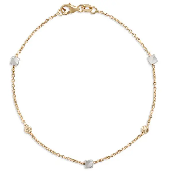 Benbridge 7-inch Station Bracelet In 14k Yellow Gold - Yg