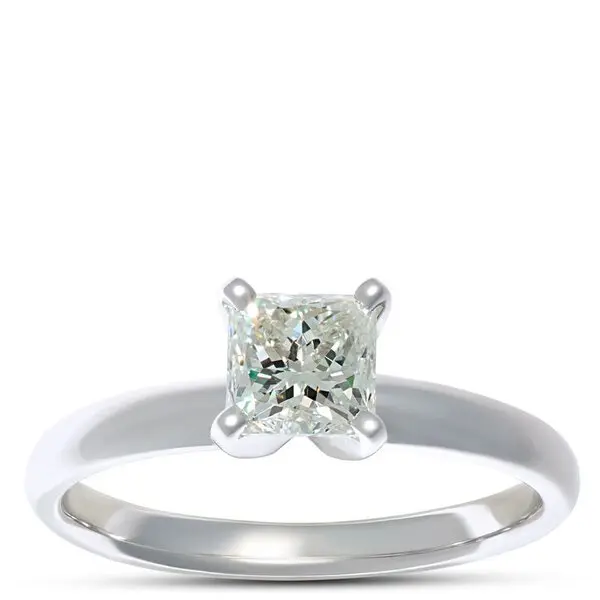 IKUMA Canadian Princess Cut 1 Carat Diamond Ring - Wg