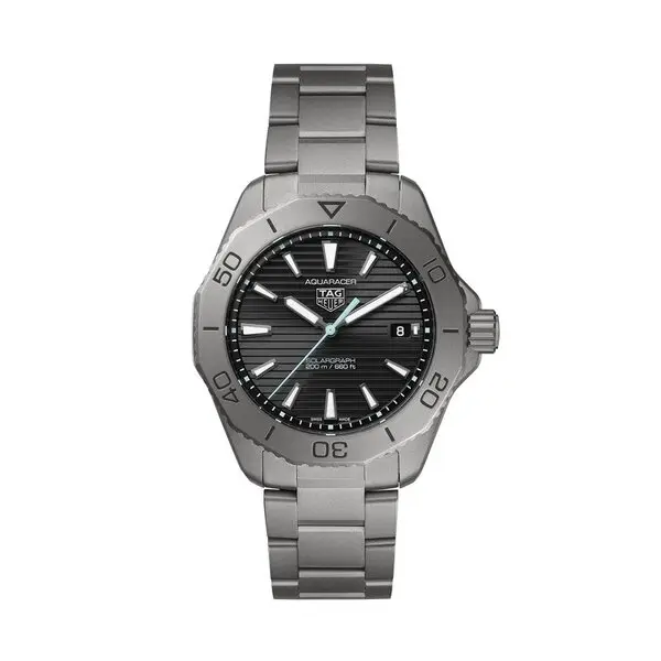 Tag Heuer Aquaracer Professional 200 Solargraph 40mm Watch - Titanium