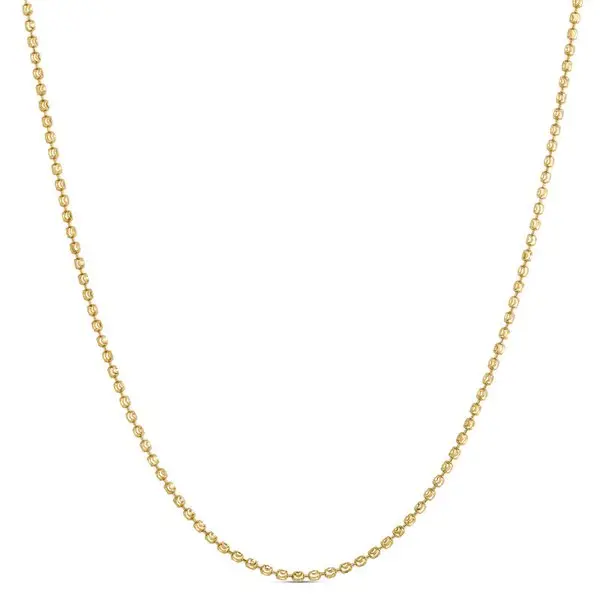 Benbridge 24-inch Moon Cut Bead Necklace - Yg
