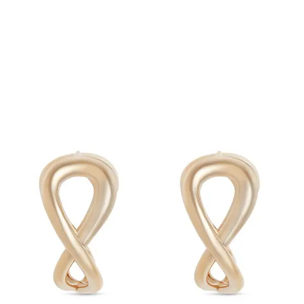 TOSCANO Infinity Hoop Earrings - Yg
