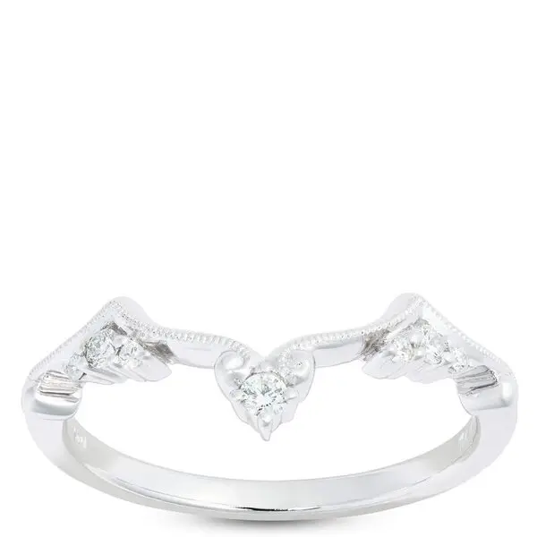Benbridge Contoured Diamond Band Ring - Wg