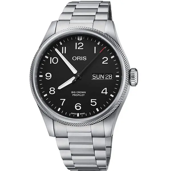 ORIS Big Crown Propilot Big Day Date Watch 44mm - Stainless Steel