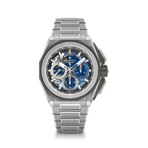 ZENITH Defy Extreme Skeleton Dial Metal Strap Watch - Titanium