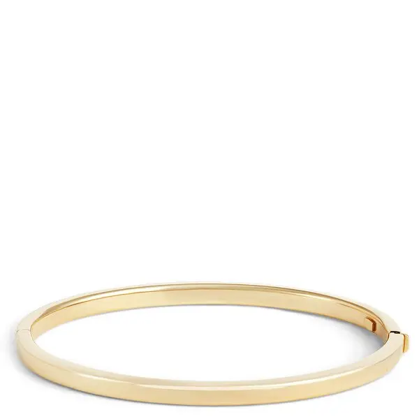 TOSCANO 14k Yellow Gold Oval Tube Bangle - Yg