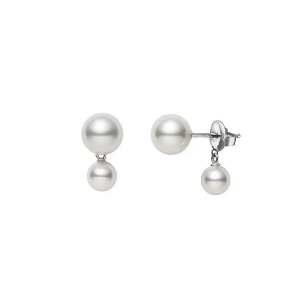 Mikimoto Akoya Cultured Pearl Earrings - White