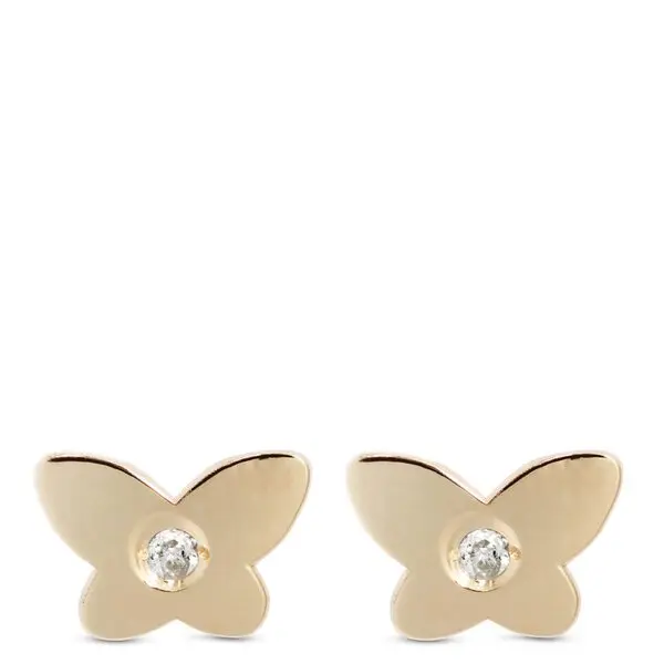 Benbridge Baby Butterfly 14k Yellow Gold Stud Earrings - Yg