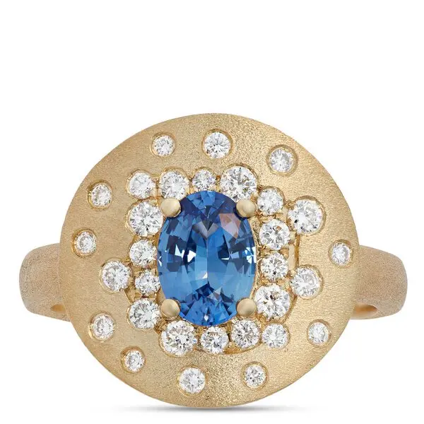 Benbridge Confetti Oval Sapphire Ring - Blue